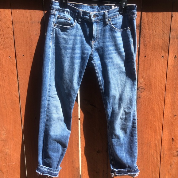 rag & bone | Jeans | 3 For 6 Rag Bone Blue Jeans Wfolded Raw Hems ...